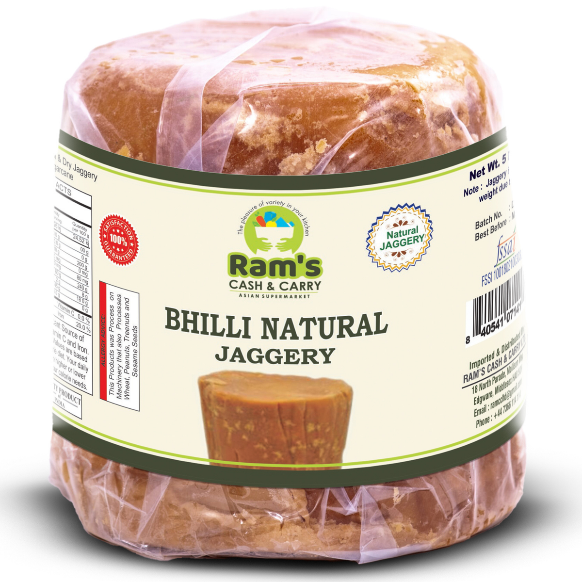 Rams Bhilli Natural Jaggery – Ram's Cash & Carry