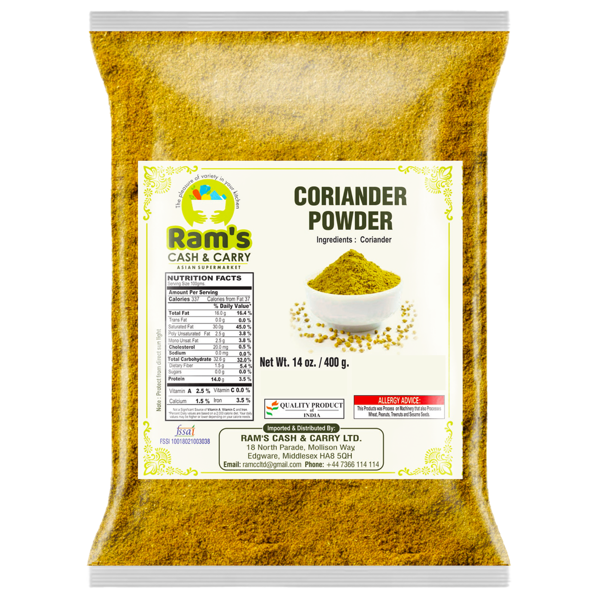 Rams coriander powder – Ram's Cash & Carry
